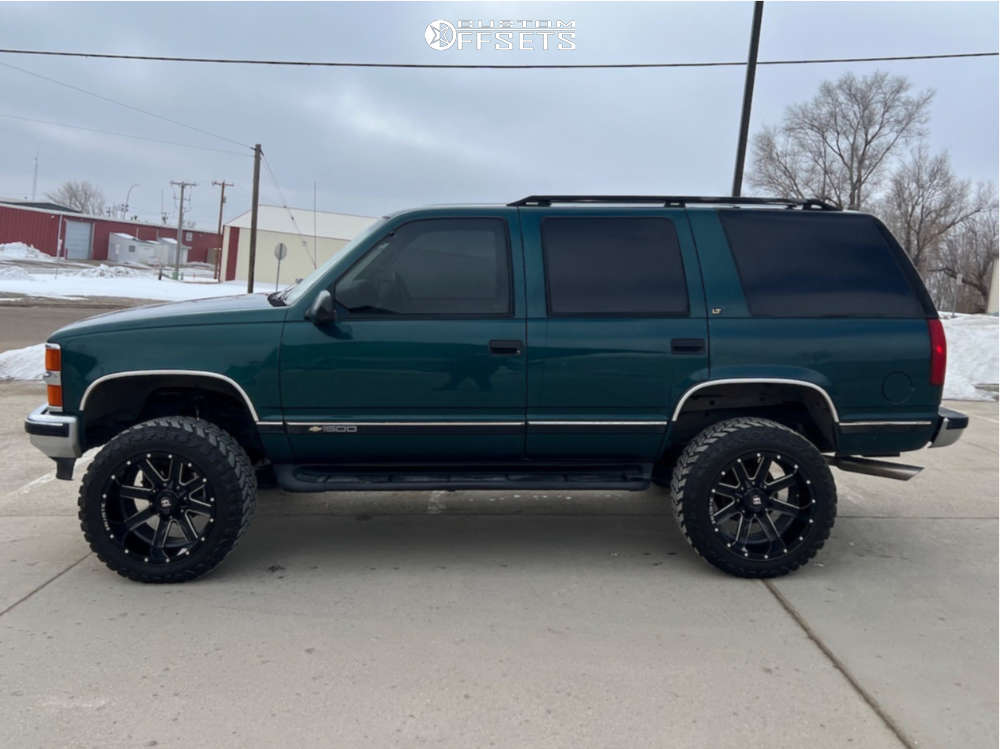 1996 Chevrolet Tahoe with 20x12 -44 Ballistic Rage and 33/12.5R20 ...
