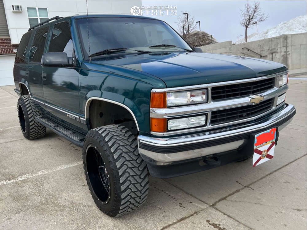 1996 Chevrolet Tahoe with 20x12 -44 Ballistic Rage and 33/12.5R20 ...