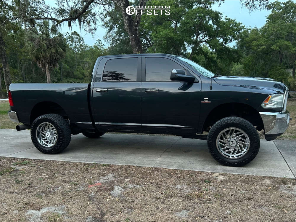 2017 Ram 2500 with 20x10 -19 Hostile Jigsaw and 35/12.5R20 Nitto Ridge ...