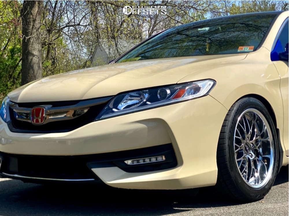 2017 Honda Accord with 18x8.5 30 SSR Varden Sport Velbret and 245/45R18 ...