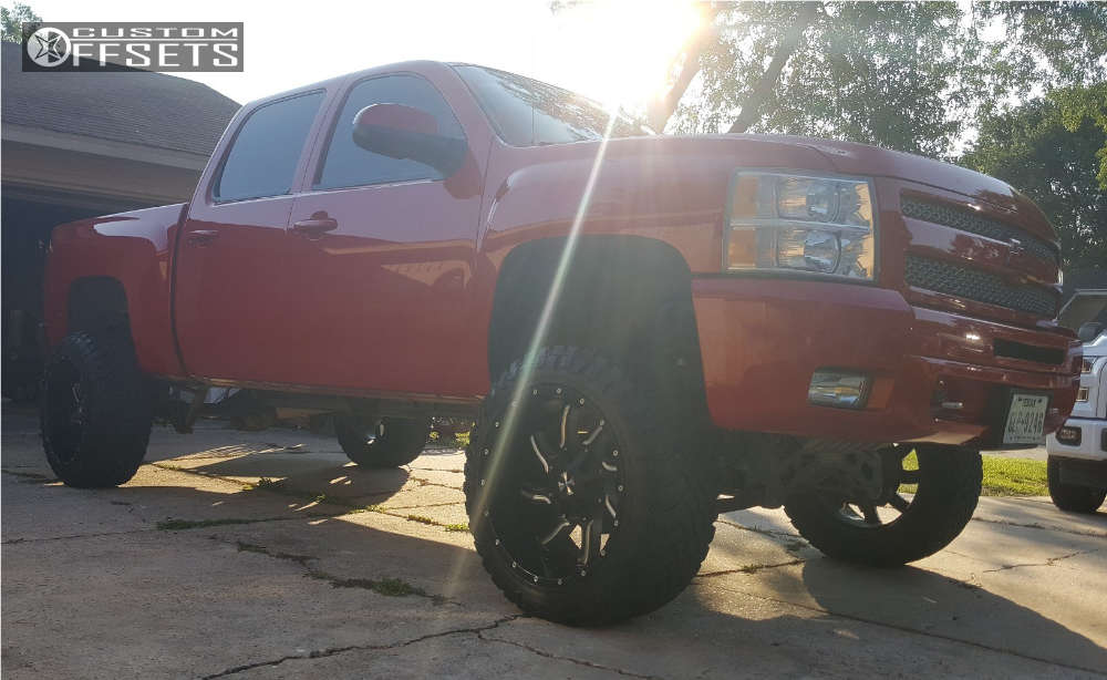 2011 Chevrolet Silverado 1500 with 22x12 -44 Cali Offroad Twisted and ...