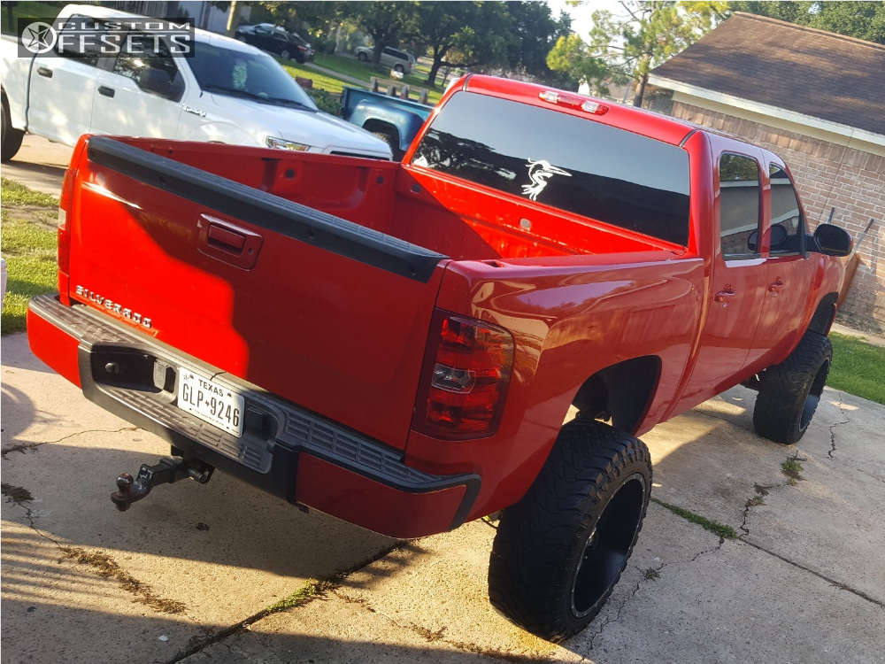 2011 Chevrolet Silverado 1500 with 22x12 -44 Cali Offroad Twisted and ...