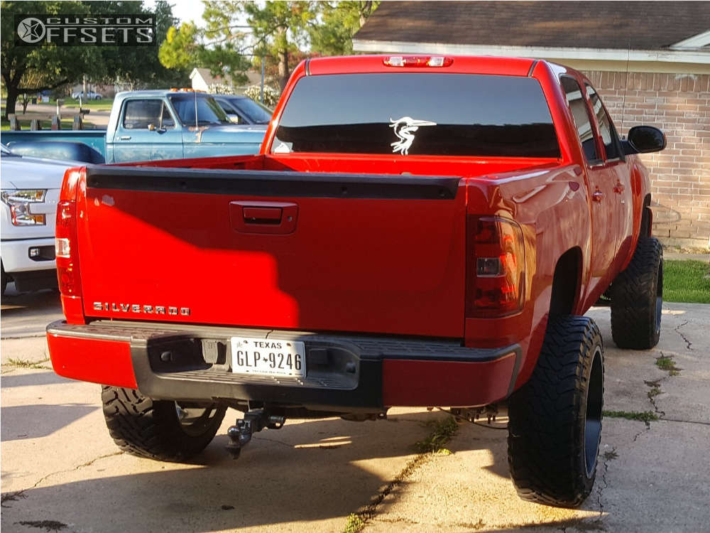 2011 Chevrolet Silverado 1500 with 22x12 -44 Cali Offroad Twisted and ...