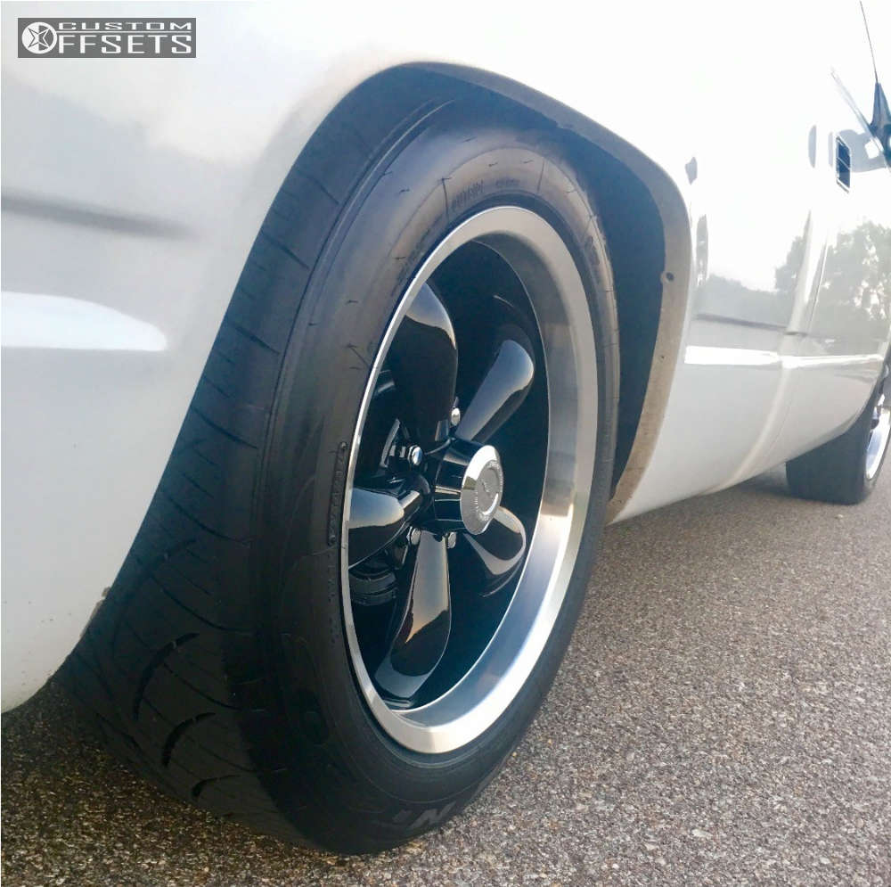 1993 Chevrolet C1500 with 18x8.5 10 Vision Legend 5 and 235/55R18 Nitto ...
