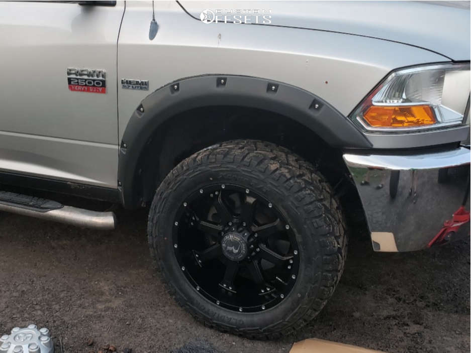 2012 Ram 2500 with 20x9 -12 Raceline Assault and 33/12.5R20 Gladiator ...