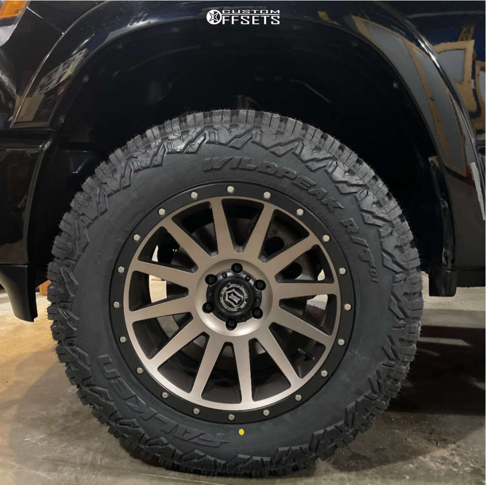 2019 Ram 1500 with 20x10 -19 Icon Alloys Compression and 35/11.5R20 ...