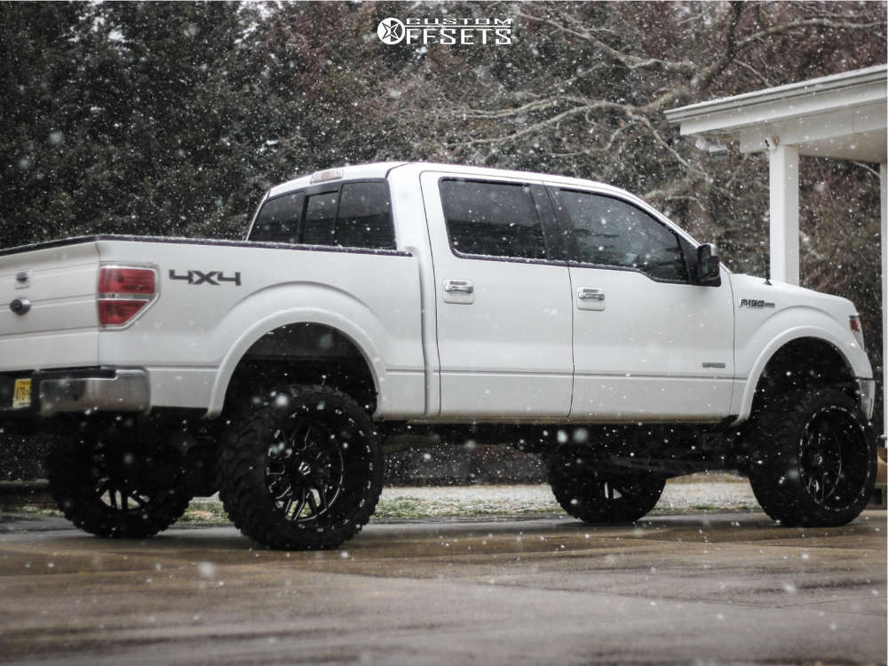 2014 Ford F-150 with 24x14 -76 TIS 544bm and 35/13.5R24 AMP Mud Terrain ...