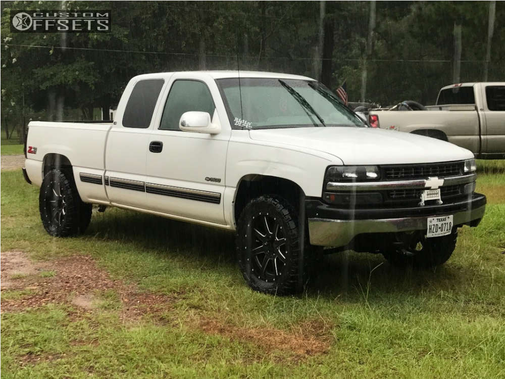 2000 Chevrolet Silverado 1500 with 20x10 -19 Fuel Renegade and 33/12 ...