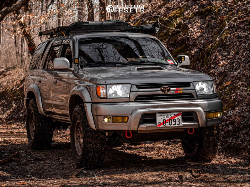 2002 Toyota 4Runner with 16x8 0 KMC KM717 and 285/75R16 Toyo Tires Open ...