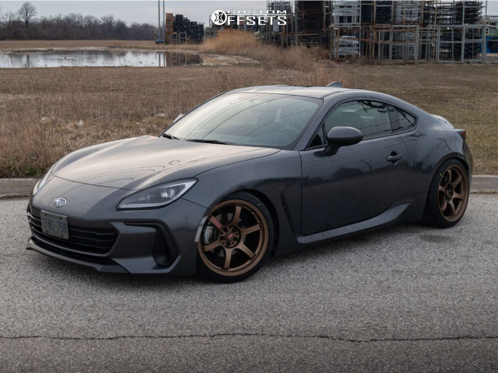 2023 Subaru BRZ with 18x9.5 38 Gram Lights 57dr and 245/35R18 Firestone ...