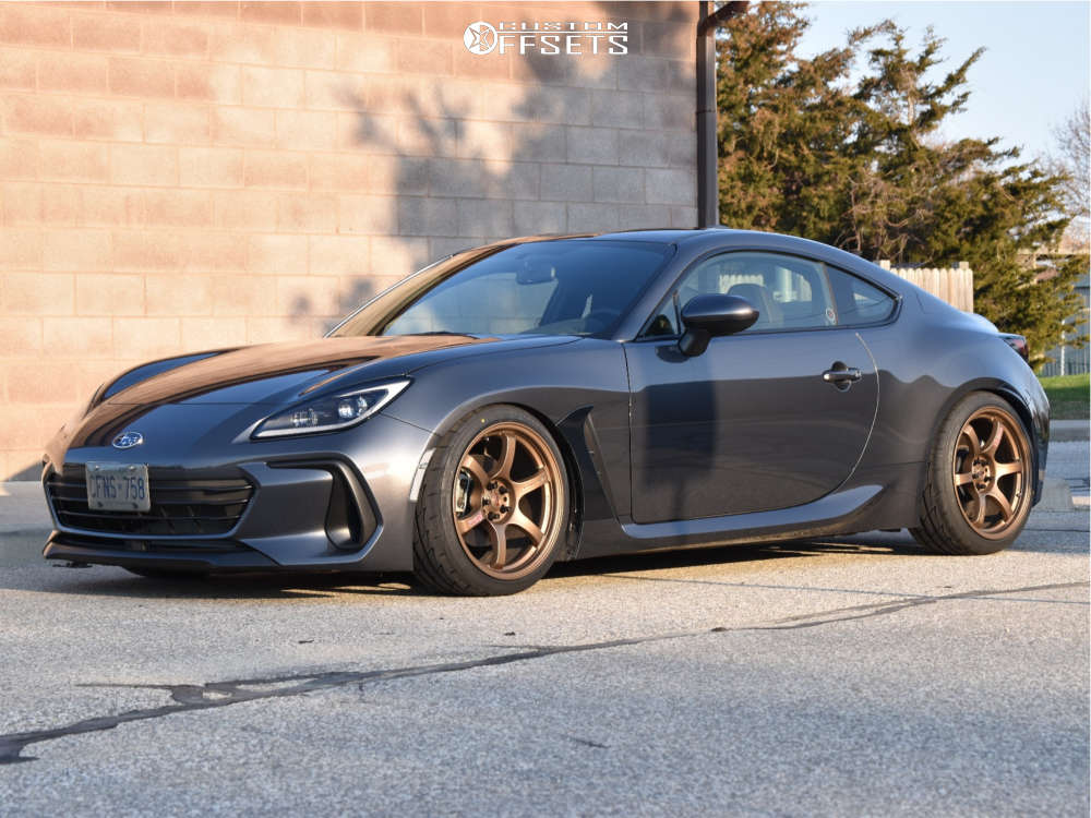 2023 Subaru BRZ with 18x9.5 38 Gram Lights 57dr and 245/35R18 Firestone ...
