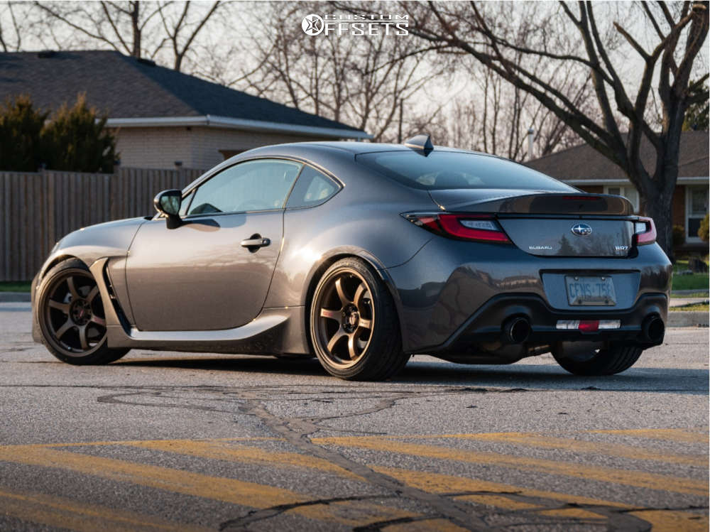 2023 Subaru BRZ with 18x9.5 38 Gram Lights 57dr and 245/35R18 Firestone ...