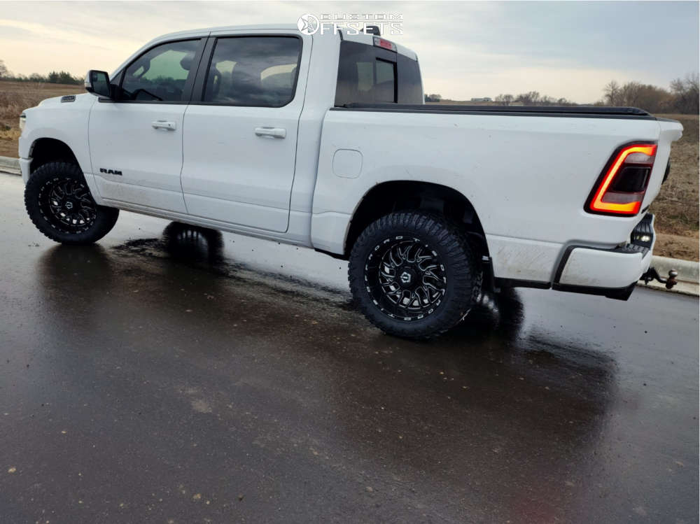 2020 Ram 1500 with 20x10 -25 TIS 544bm and 33/12.5R20 Radar Renegade Rt ...