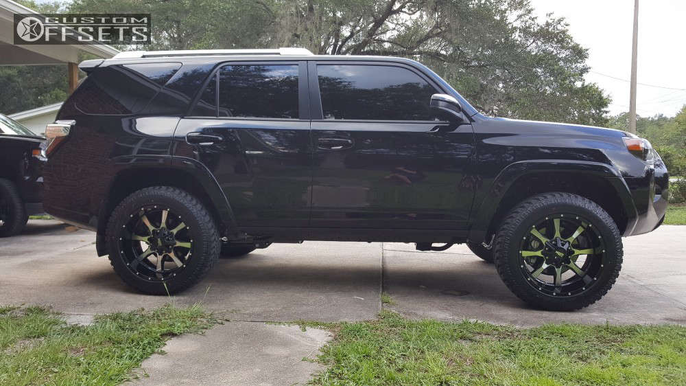 2017 Toyota 4Runner with 20x10 -24 Moto Metal Mo970 and 275/55R20 ...