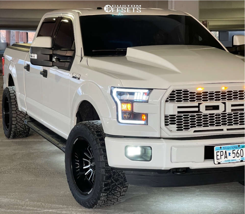 2016 Ford F-150 with 20x12 -51 Vision Riot and 33/12.5R20 Nitto Ridge ...