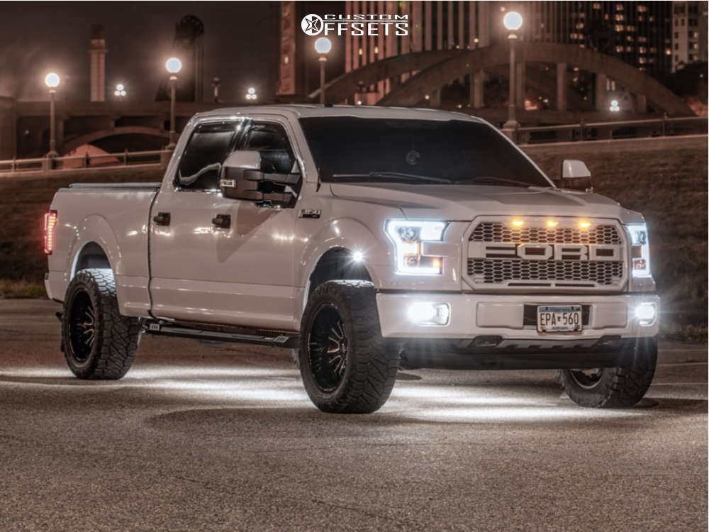 2016 Ford F-150 with 20x12 -51 Vision Riot and 33/12.5R20 Nitto Ridge ...
