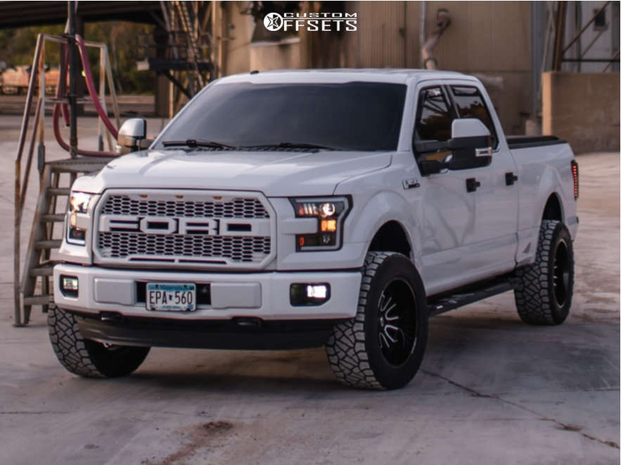 2016 Ford F-150 with 20x12 -51 Vision Riot and 33/12.5R20 Nitto Ridge ...