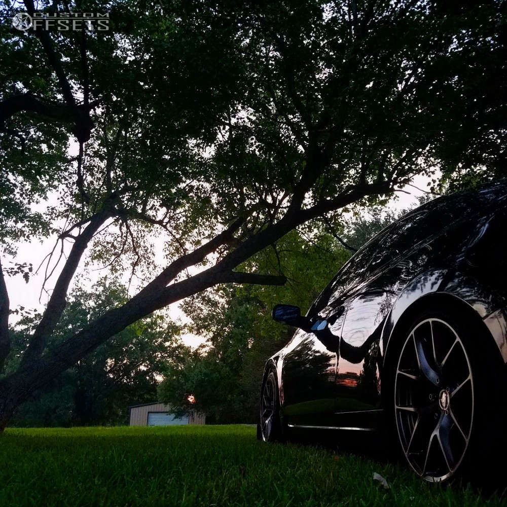 2008 Nissan Altima with 18x9 30 ESR Rf2 and 225/40R18 Pirelli Cinturato ...