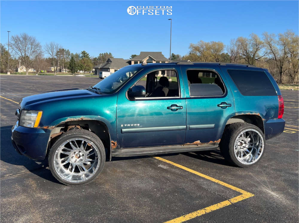 2007 Chevrolet Tahoe with 24x14 -76 RBP Swat and 33/13.5R24 Venom Power ...