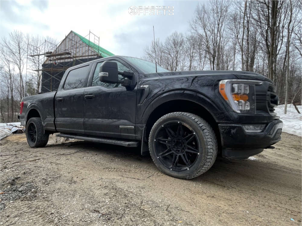 2023 Ford F-150 with 22x9.5 -6 Mayhem Rampage and 285/45R22 Nokian ...