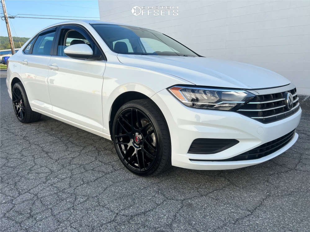 2019 Volkswagen Jetta with 19x8.5 35 Curva C300 and 235/35R19 Haida ...
