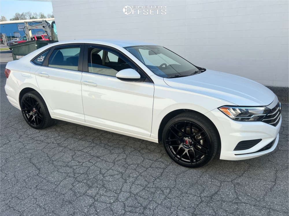 2019 Volkswagen Jetta with 19x8.5 35 Curva C300 and 235/35R19 Haida ...