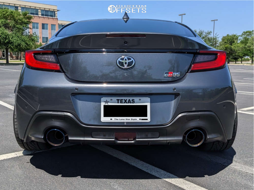 2022 Toyota GR86 with 18x8.5 35 Anovia Elder and 215/40R18 Continental ...