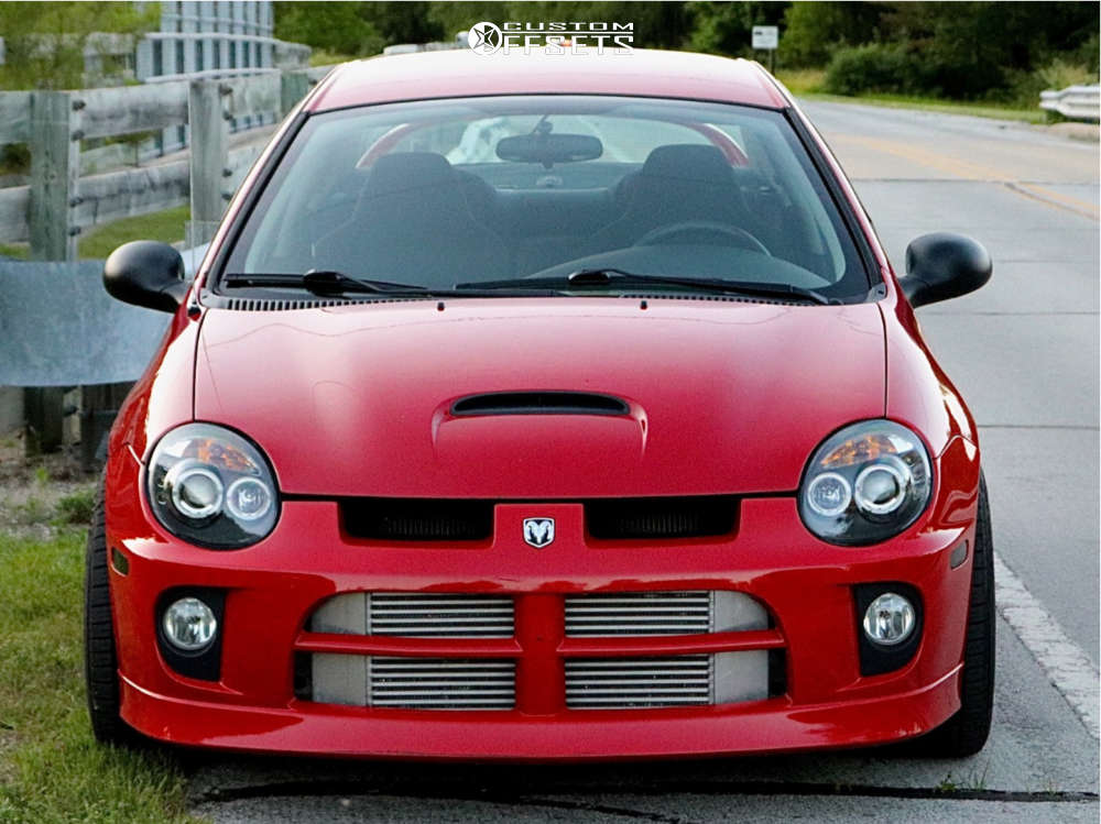 2005 Dodge Neon with 17x8.5 30 JNC JNC005 and 225/45R17 Continental ...