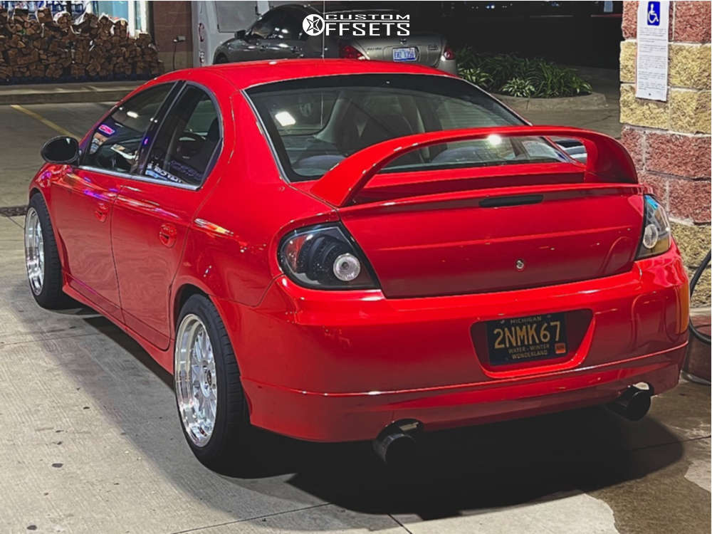 2005 Dodge Neon with 17x8.5 30 JNC JNC005 and 225/45R17 Continental ...