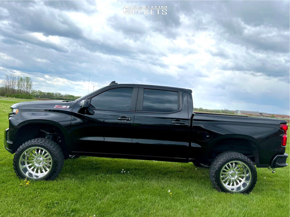 2020 Chevrolet Silverado 1500 with 22x12 -51 Cali Offroad Summit and 35 ...