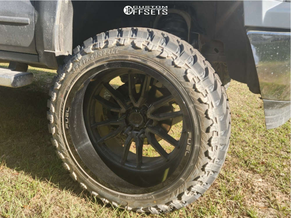 2015 Chevrolet Silverado 1500 with 22x12 -44 Fuel Clash and 35/12.5R22 ...