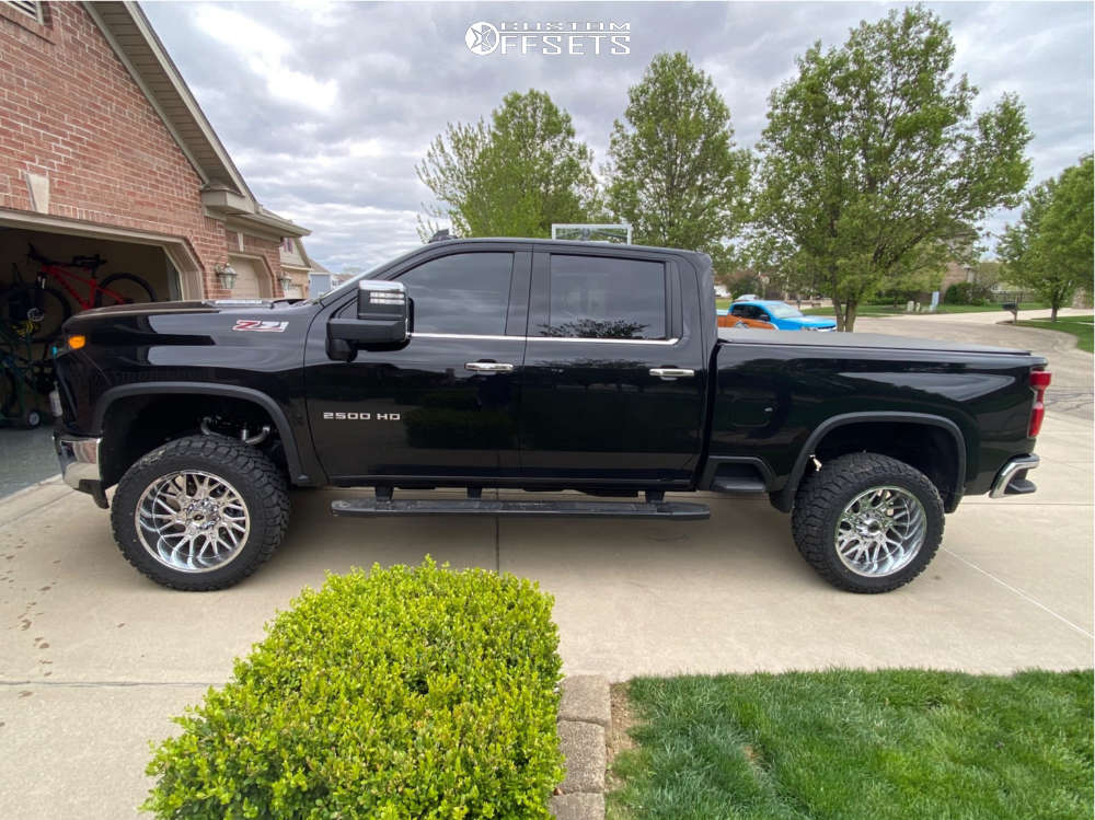 2022 Chevrolet Silverado 2500 HD with 22x10 -19 Vision Brawl and 35/12 ...