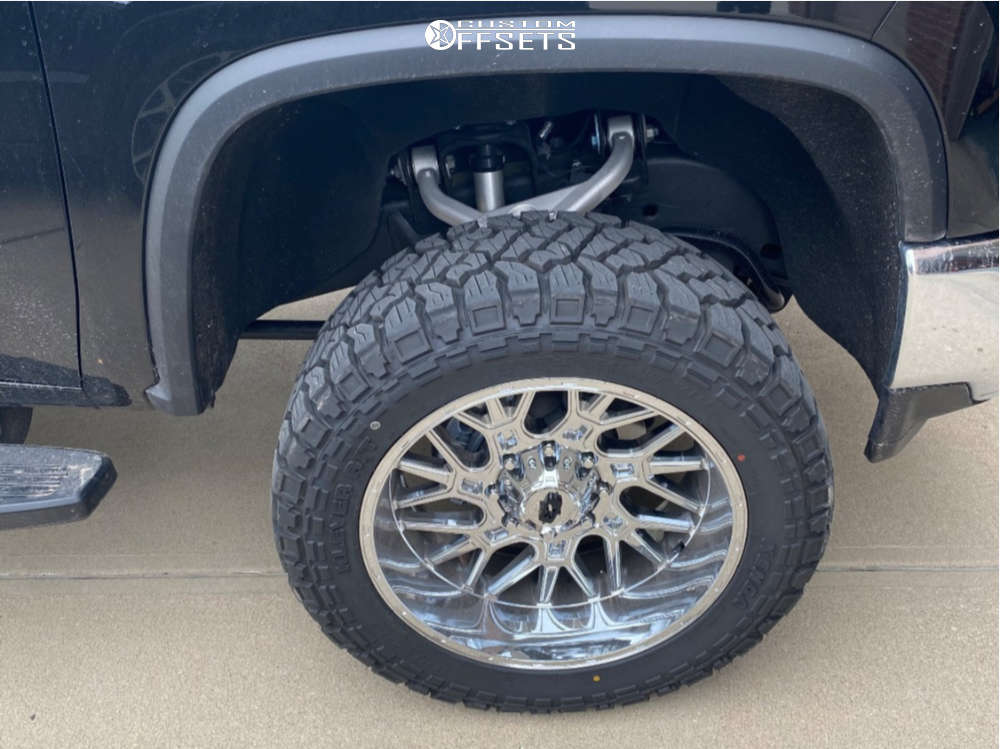 2022 Chevrolet Silverado 2500 HD with 22x10 -19 Vision Brawl and 35/12 ...