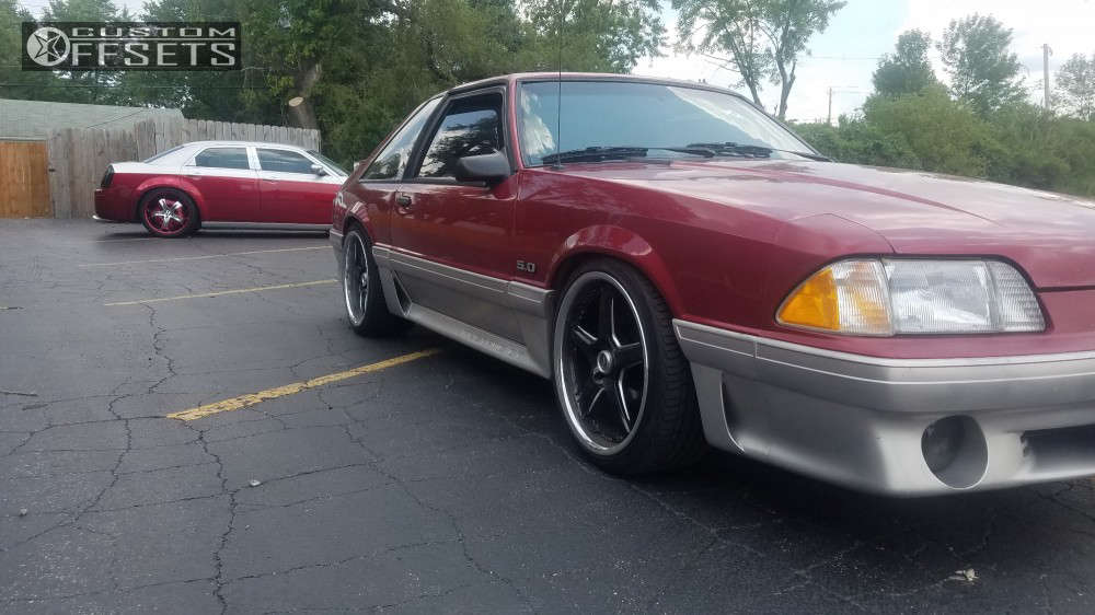 1993 Ford Mustang with 19x9 20 Vertini Drift and 235/35R19 Zenna Argus ...