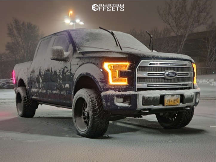 2016 Ford F-150 with 22x12 -44 TIS 544bm and 33/12.5R22 Predator New ...