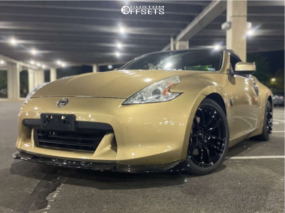 2012 Nissan 370Z with 18x9 35 Vors TR4 and 245/40R18 Vercelli Strada II ...