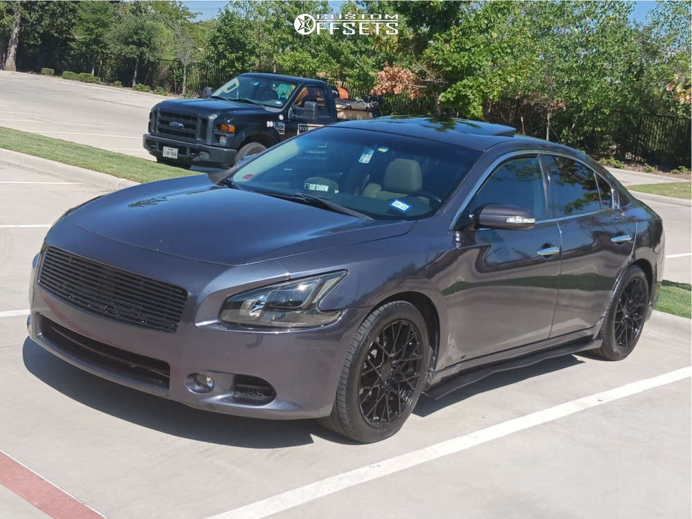 2013 Nissan Maxima with 18x8.5 40 TSW Sebring and 245/45R18 Road Hugger ...