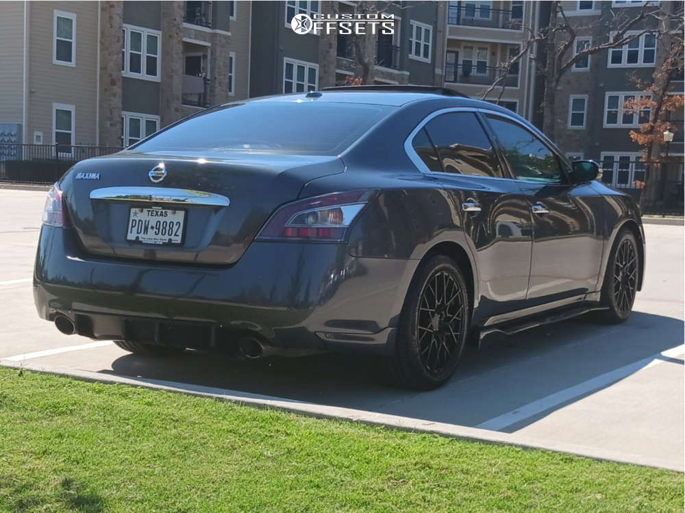 2013 Nissan Maxima with 18x8.5 40 TSW Sebring and 245/45R18 Road Hugger ...
