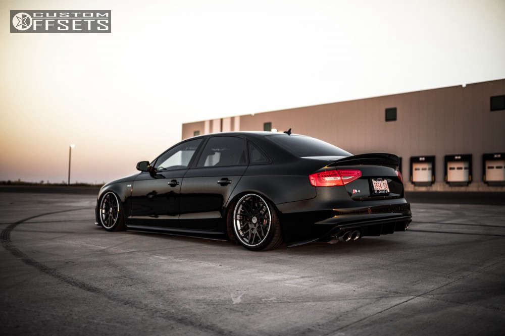 2015 Audi S4 with 19x9 35 WatercooledIND BL8 and 215/35R19 Falken ...