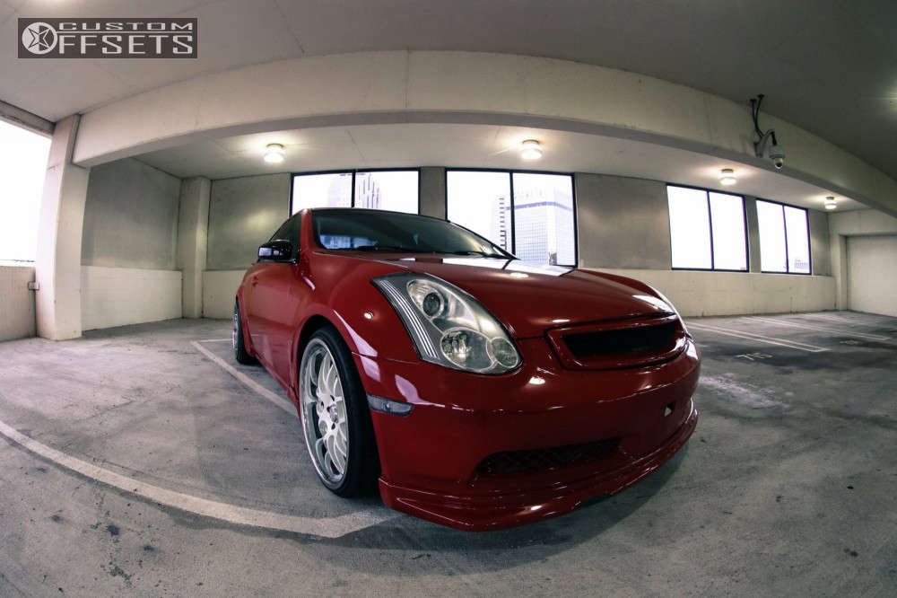 2003 INFINITI G35 with 20x9 35 XXR 526 and 225/30R20 Yokohama S Drive ...
