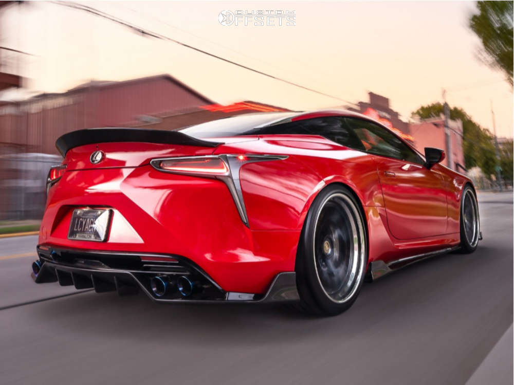 2021 Lexus LC500 with 22x10 15 Rohana RFG19 and 265/35R22 Michelin ...