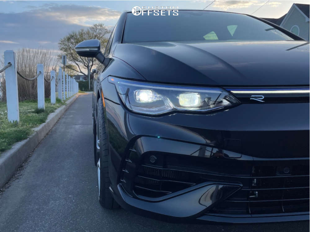 2023 Volkswagen Golf R with 19x8.5 32 BBS Sr and 235/35R19 Goodyear ...