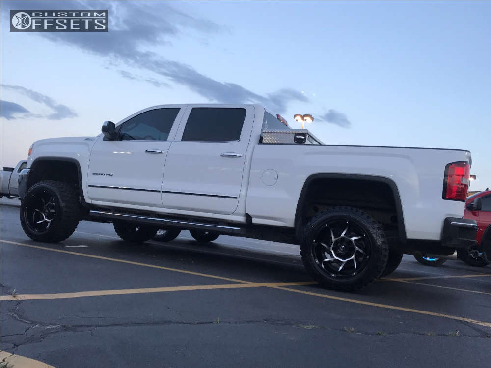 2016 GMC Sierra 2500 HD with 20x12 -51 Vision Prowler and 33/12.5R20 ...