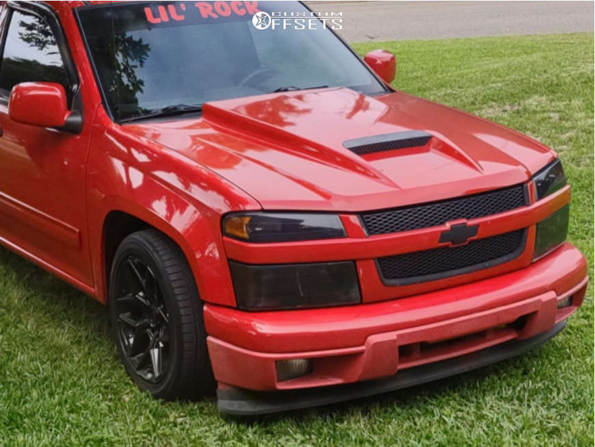 2012 Chevrolet Colorado with 18x9 20 Fuel Flux and 275/40R18 Sumitomo ...