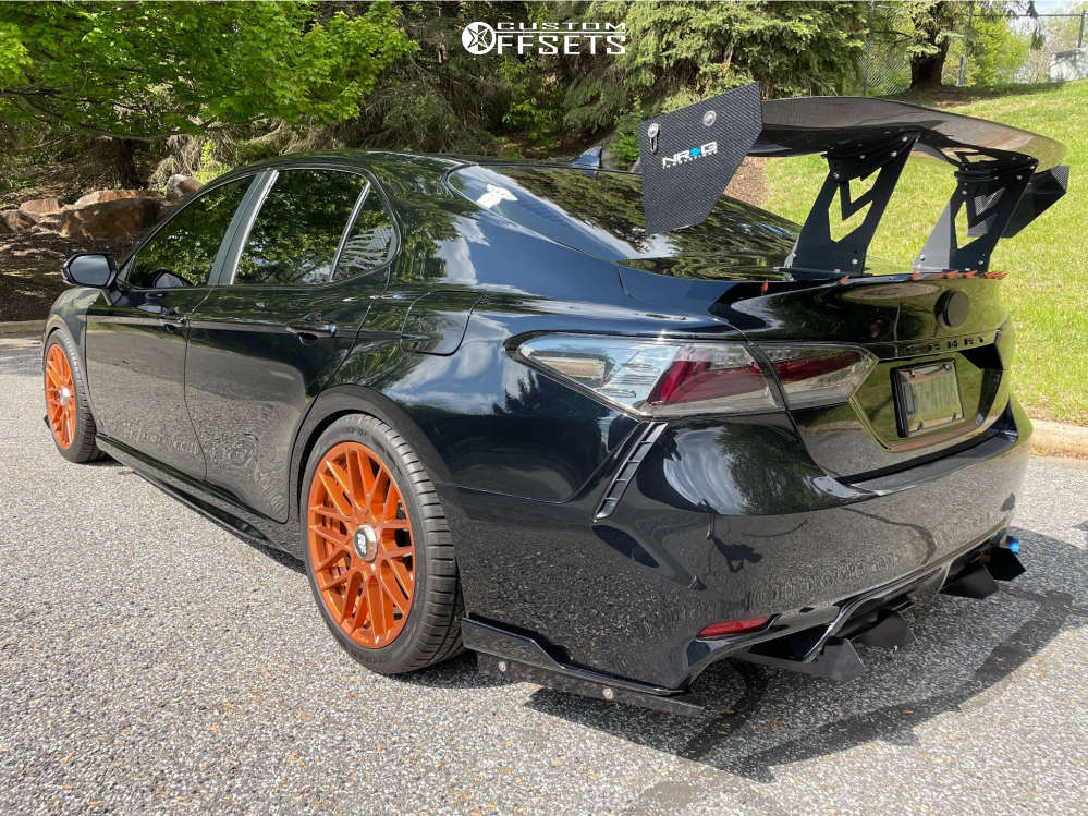 2020 Toyota Camry with 19x8.5 35 Rotiform Rse and 245/40R19 Cooper Zeon ...