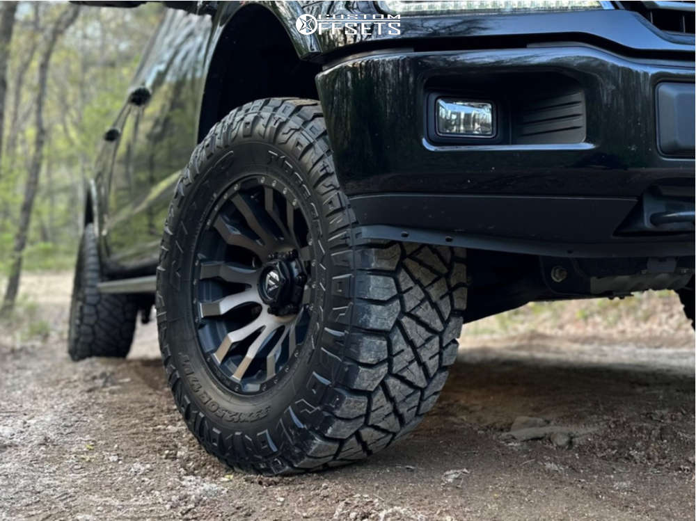 2018 Ford F-150 with 17x9 1 Fuel Blitz and 33/12.5R17 Nitto Ridge ...