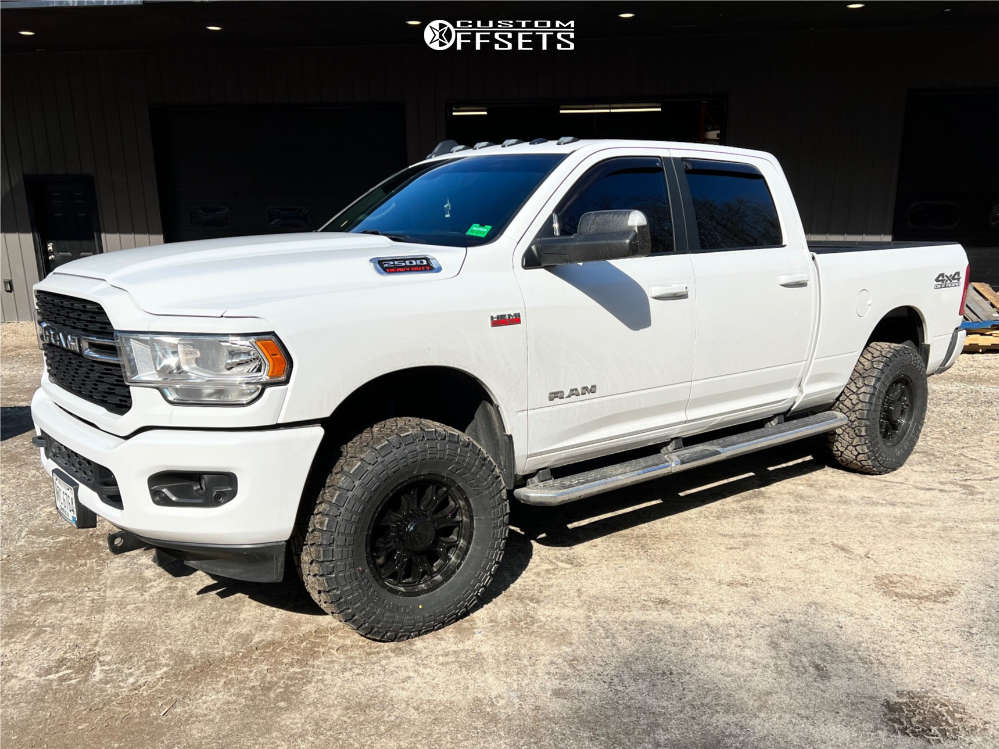 2022 Ram 2500 with 18x9 18 TIS 560B and 35/12.5R18 Kenda Klever R/T and ...