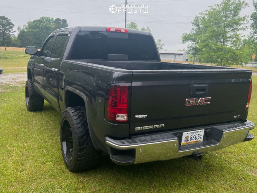 2016 GMC Sierra 1500 with 20x12 -51 ARKON OFF-ROAD Churchill and 33/12 ...