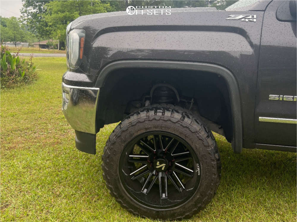 2016 GMC Sierra 1500 with 20x12 -51 ARKON OFF-ROAD Churchill and 33/12 ...