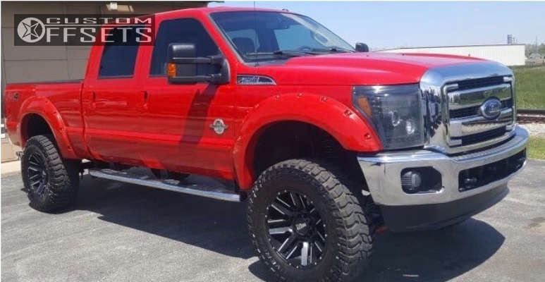 2013 Ford F-250 Super Duty with 20x12 -44 Moto Metal Mo978 and 37/13 ...